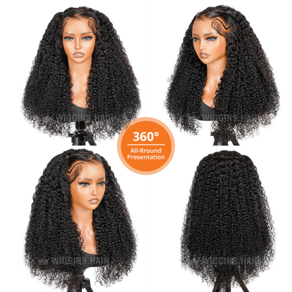 250% Density Popping Curls Pre-Styled Wigs Braided Hairstyle - Wiggins Hair