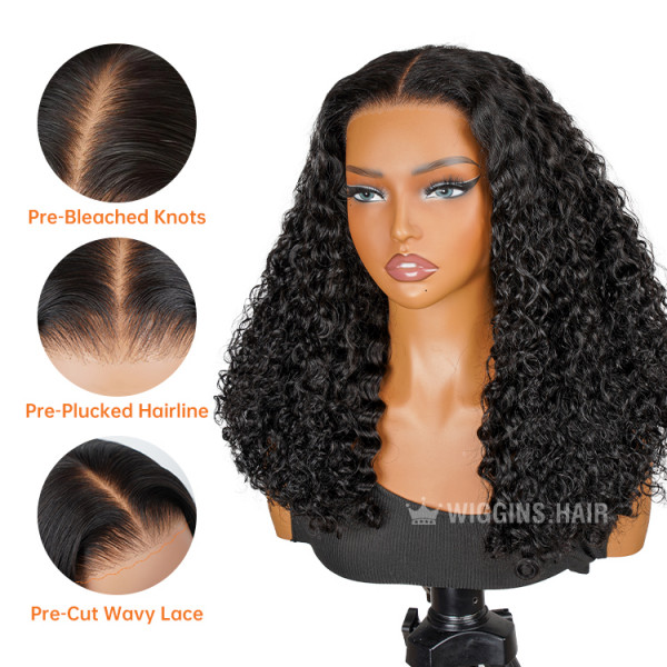 Curly Afro Wigs Human Hair With Bouncy Curls - Wiggins Hair - Wiggins Hair