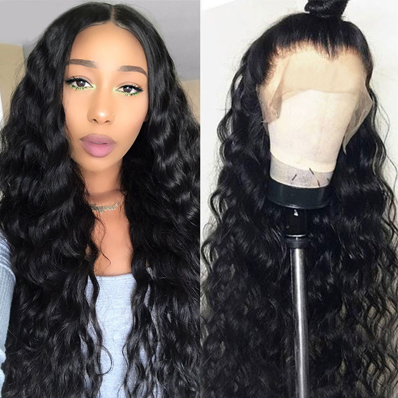Loose Deep Wave 4x4 5x5 Fake Scalp Wigs Invisible Lace Wigs 4x4 5x5 ...