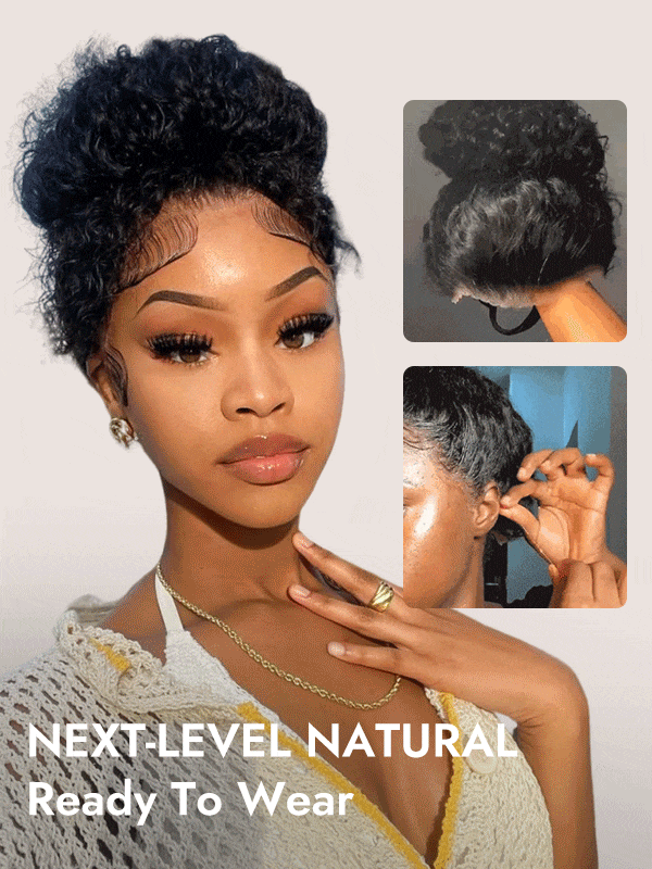 Loose Deep 360 Glueless Ready To Wear Human Hair Wig 360° Full Coverage ...