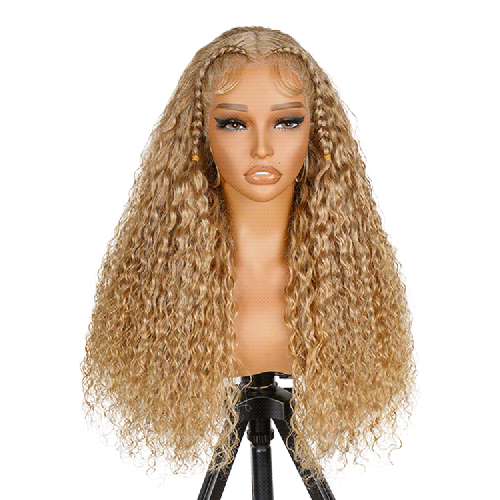 Water Wave Human Braiding Hair Ready To Go 13x4 Frontal Wig - Wiggins ...