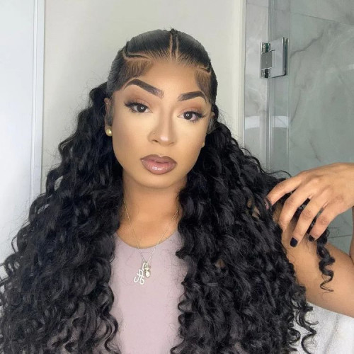 Loose Deep Braided Lace Front Wigs Glueless Braided Wigs - Wiggins Hair ...