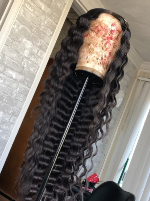 Crimp Wigs Human Hair Lace Frontal Wigs For Women - Wiggins Hair ...