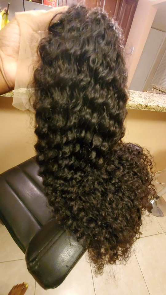 Human Hair Wigs for Women Loose Deep Wave 6*6 Deep Parting Lace Closure ...