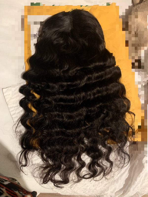 Deep Wave Lace Frontal Wigs Big Deep Wave Human Hair Wigs For Women ...