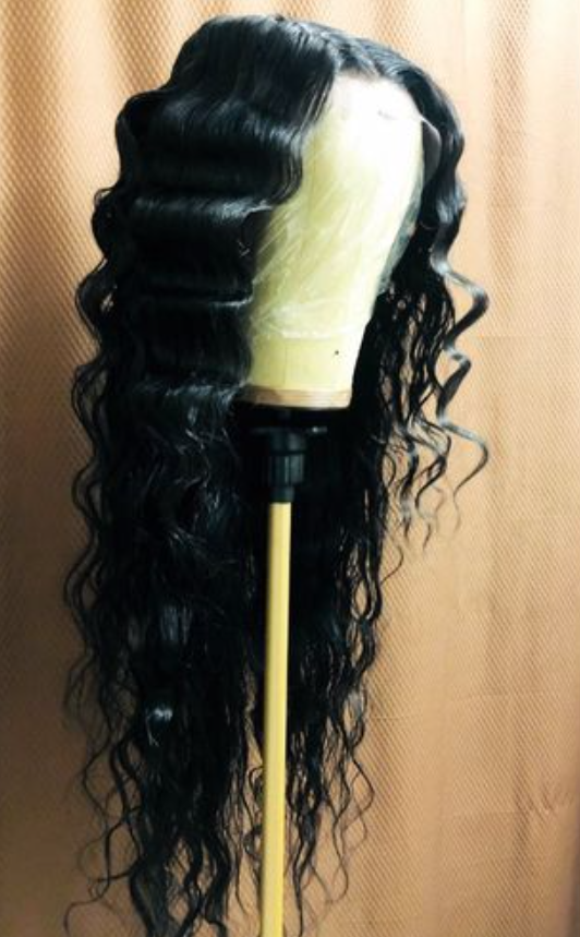 Crimp Wigs Human Hair Lace Frontal Wigs For Women - Wiggins Hair ...