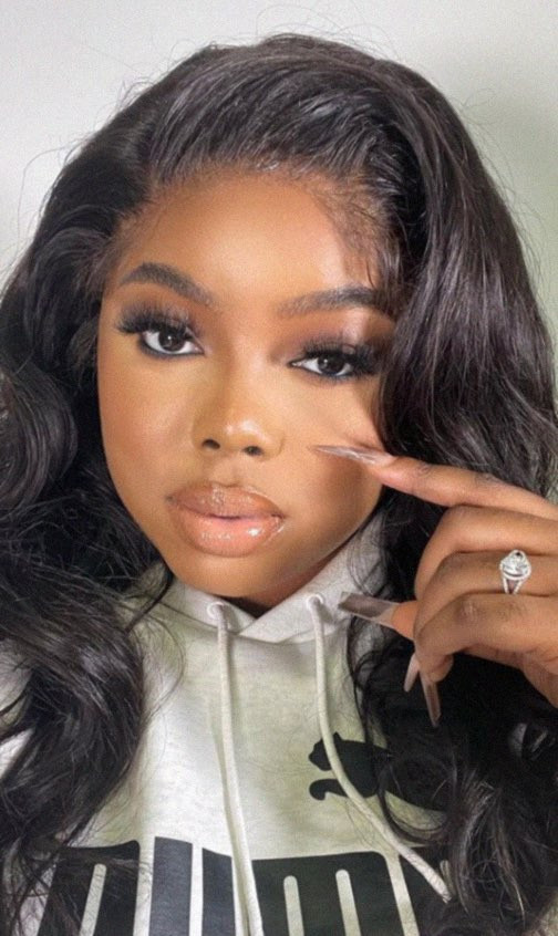 Free/Middle/Three Part Human Hair Body Wave 4 Bundles With 6*6 Lace ...