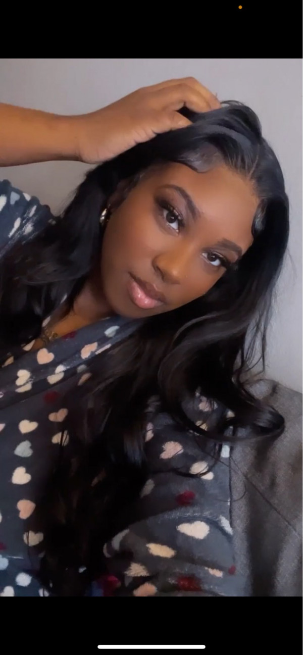 Free/Middle/Three Part Human Hair Body Wave 4 Bundles With 6*6 Lace ...