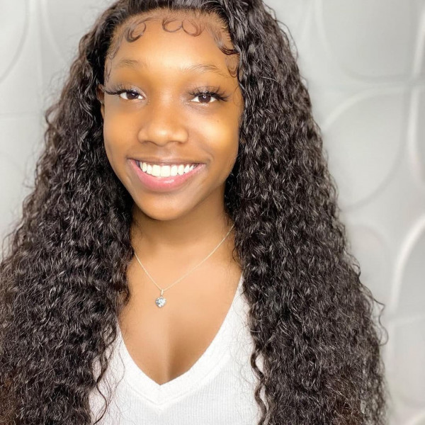 Peruvian 4pcs Deep Wave With Lace Frontal 13x4 Inch Deep Wave -Wigginshair